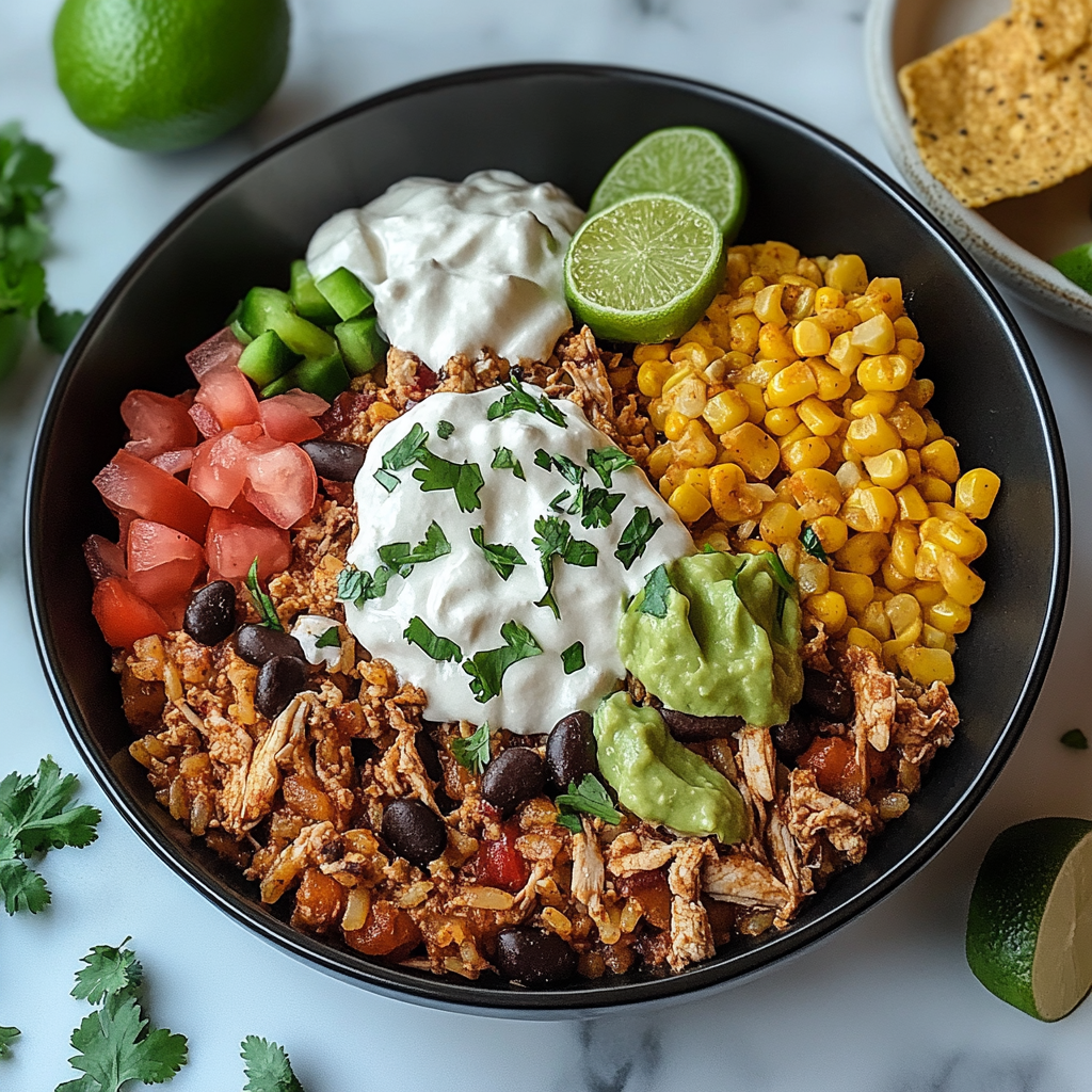 Healthy Turkey Taco Rice Bowl