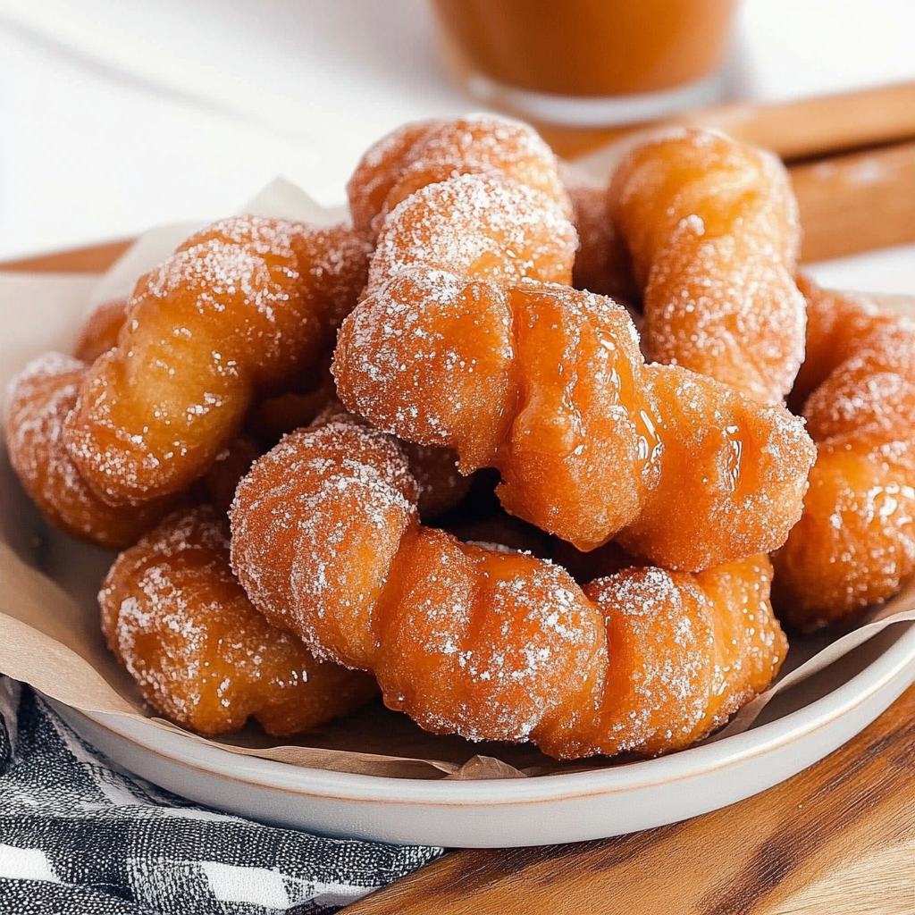 Korean Twisted Donuts (Kkwabaegi)