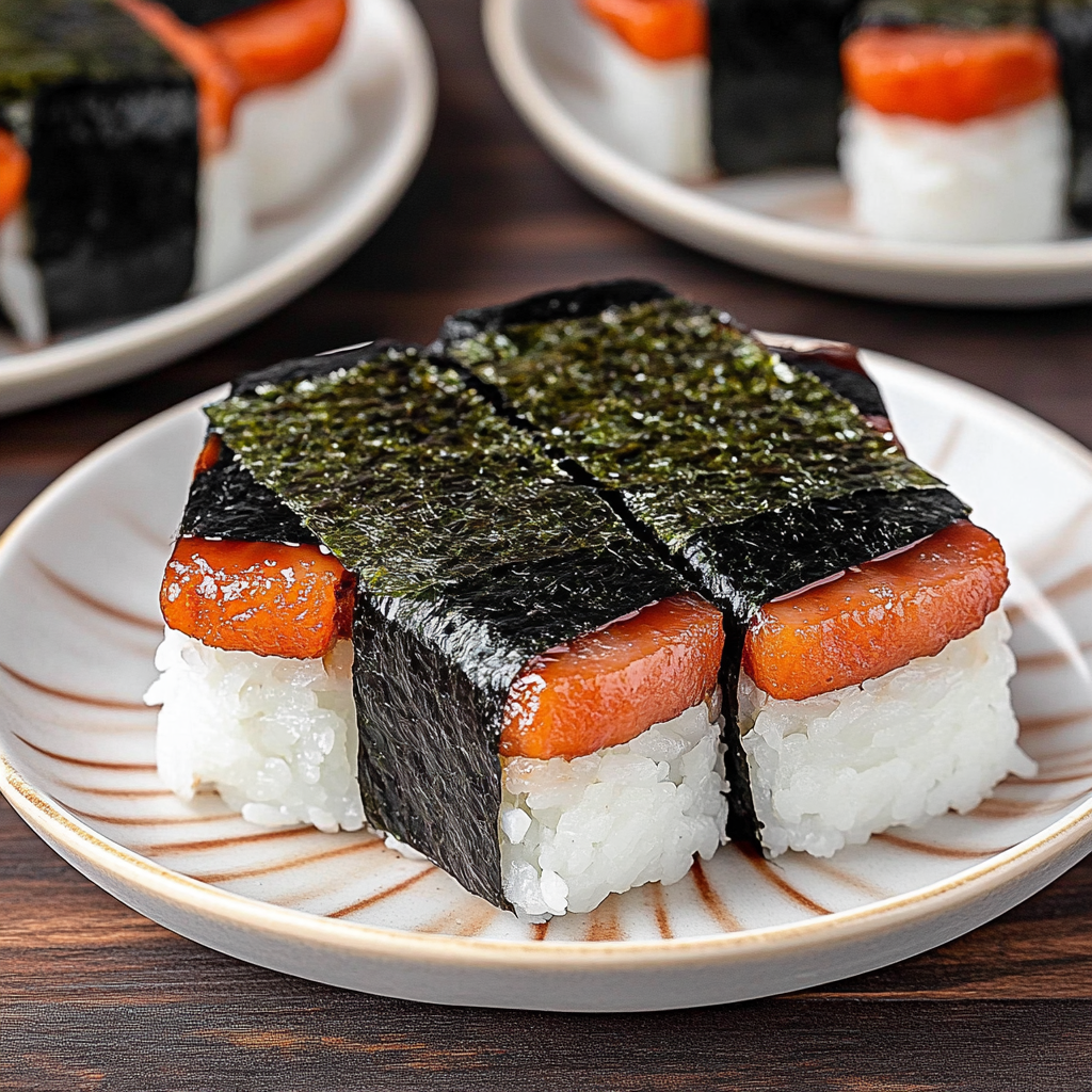 Hawaiian Spam Musubi With Sushi Nori Seaweed - Cookingsteps.com
