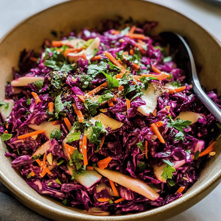 Amazing Turkish Red Cabbage Salad for a Delicious Meal