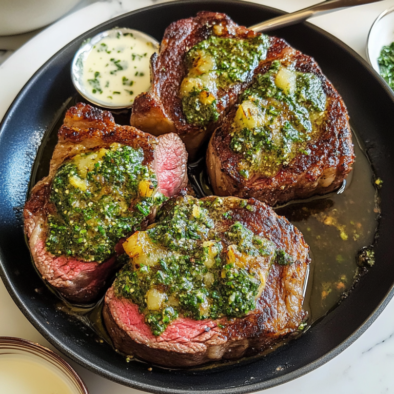 Amazing Steak with Garlic Butter for a Delicious Feast